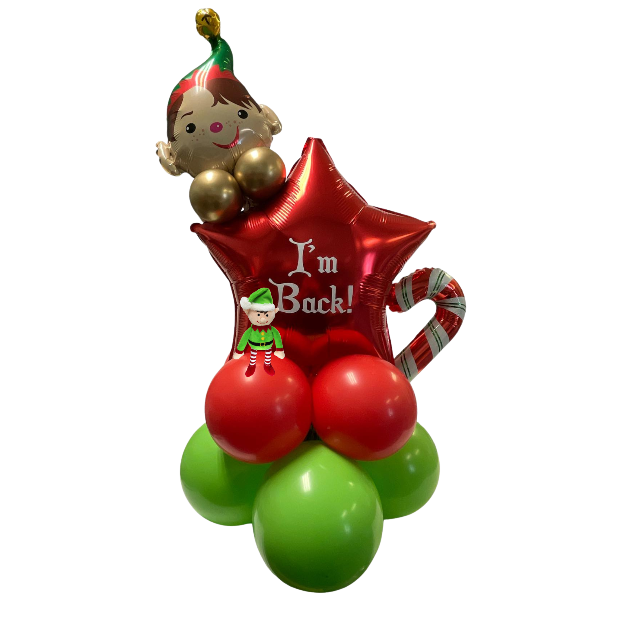 Elf Arrival – Just Baskits and Balloon Decor