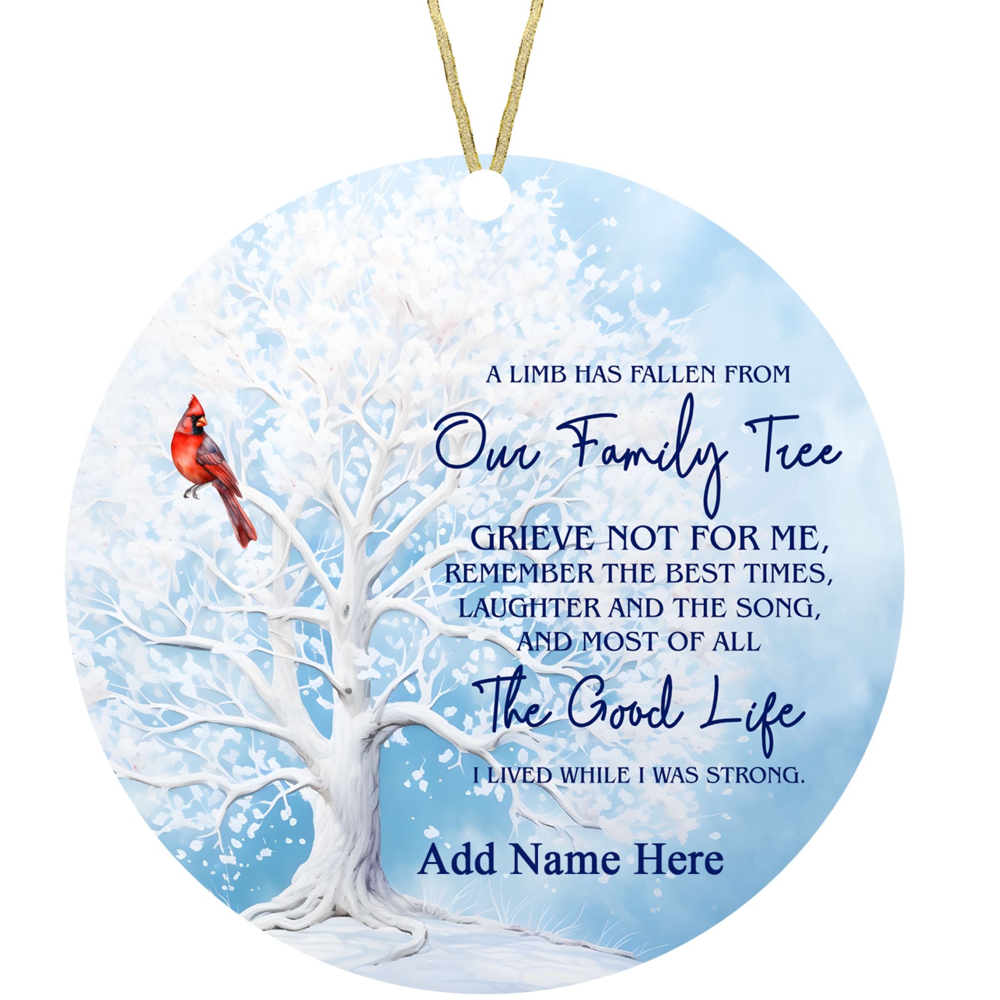 A Limb has Fallen from our Family Tree Ornament – Just Baskits and ...