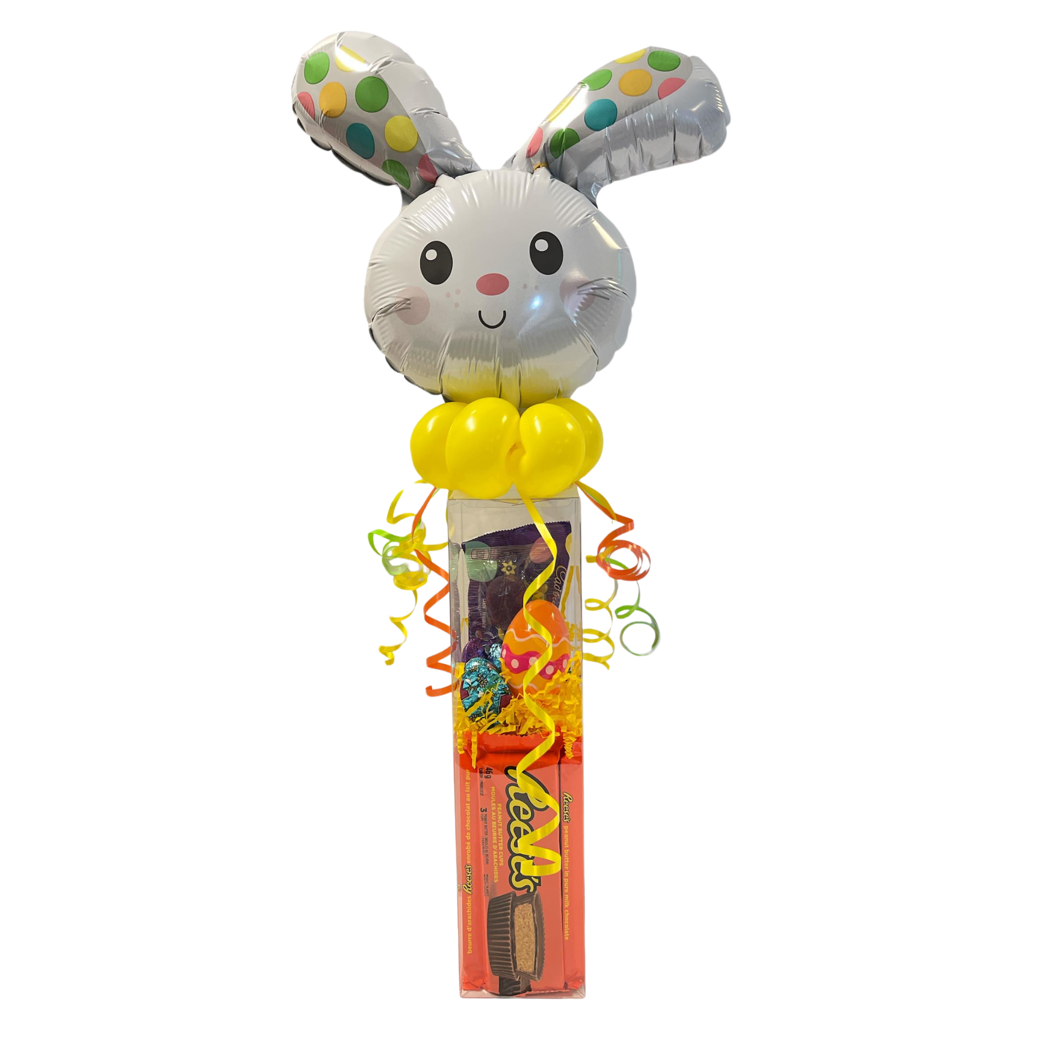 Easter Bunny Box - White - Just Baskits and Balloon Decor