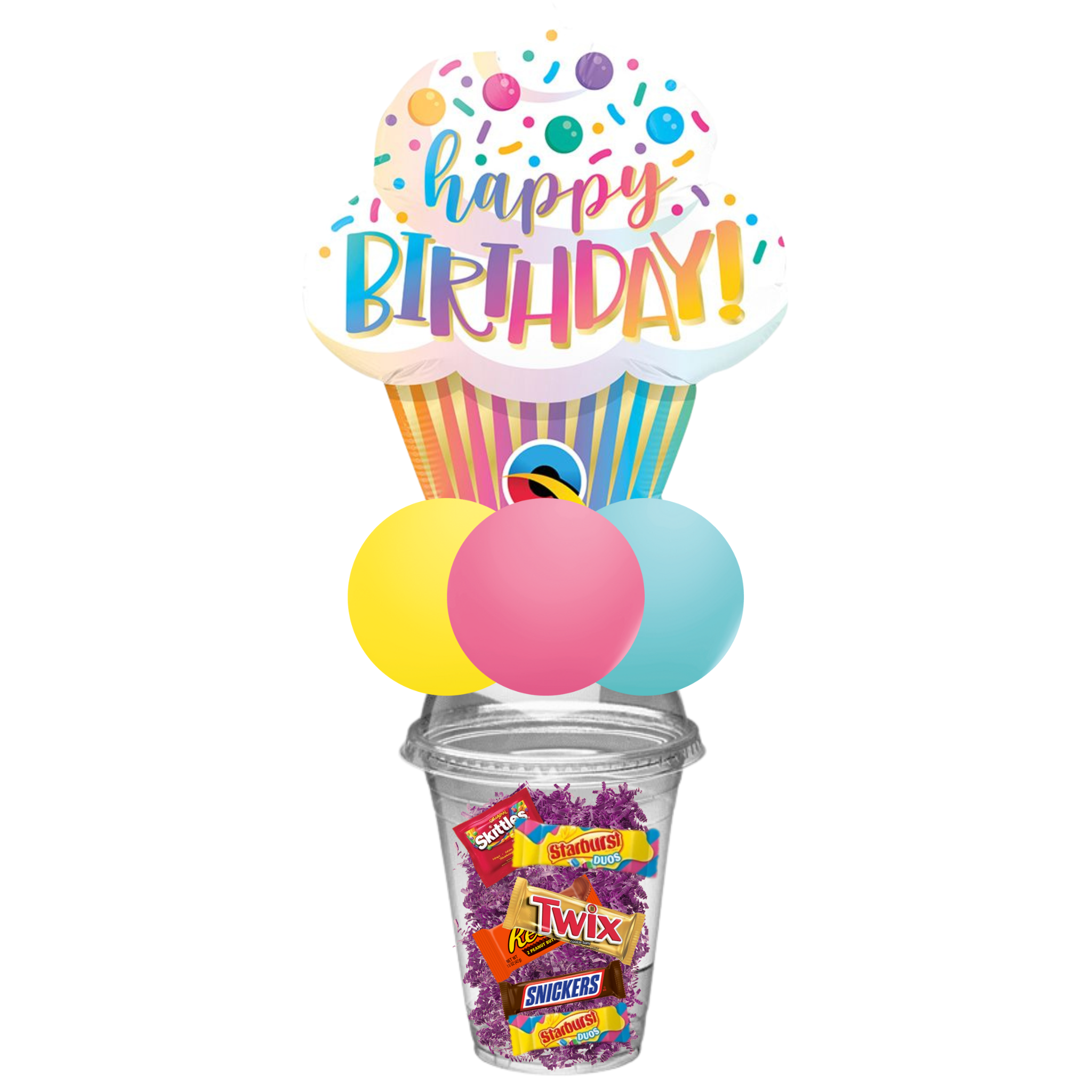 HBD Cupcake Candy Cup – Just Baskits and Balloon Decor