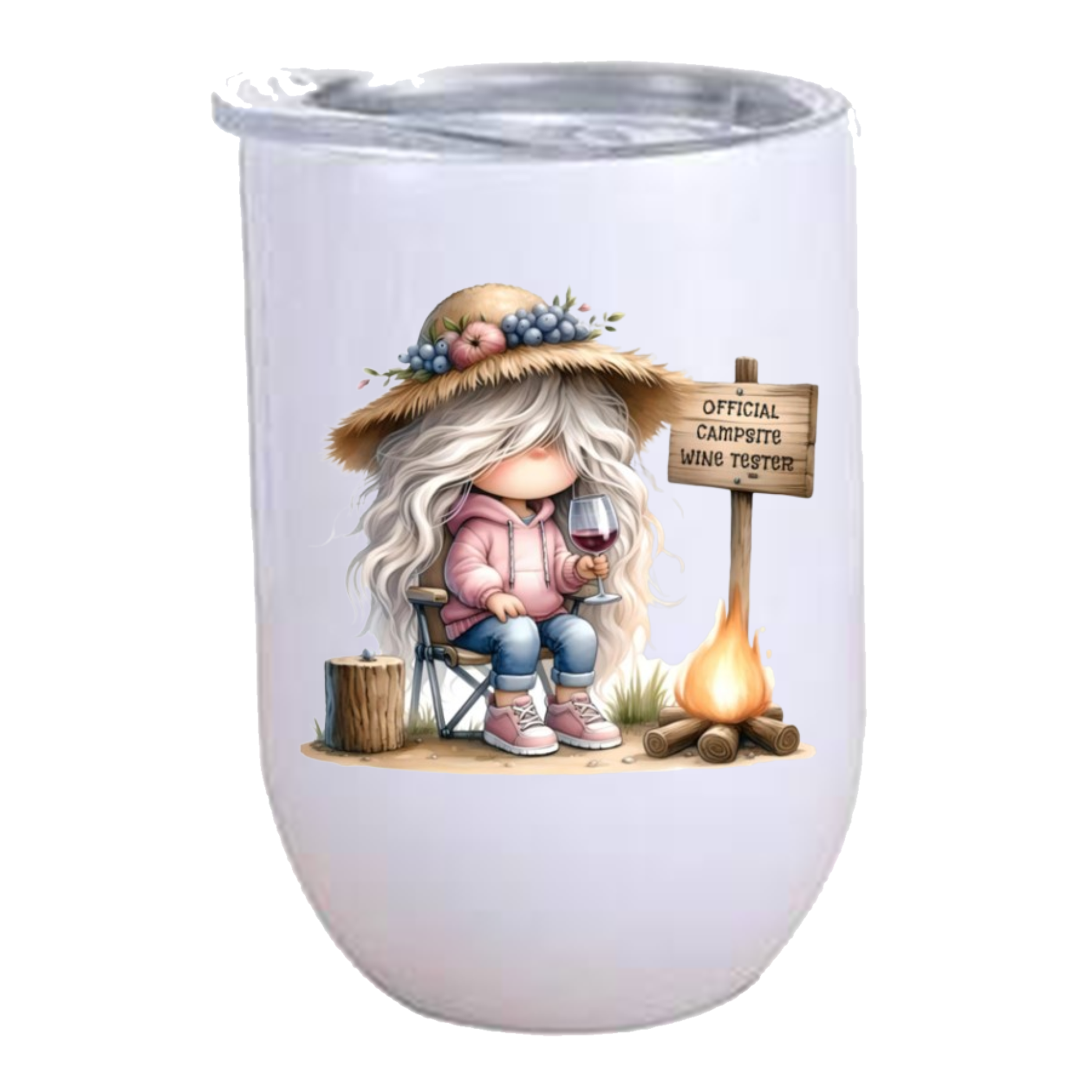 Official Campsite Wine Tester - Wine Tumbler – Just Baskits and Balloon ...