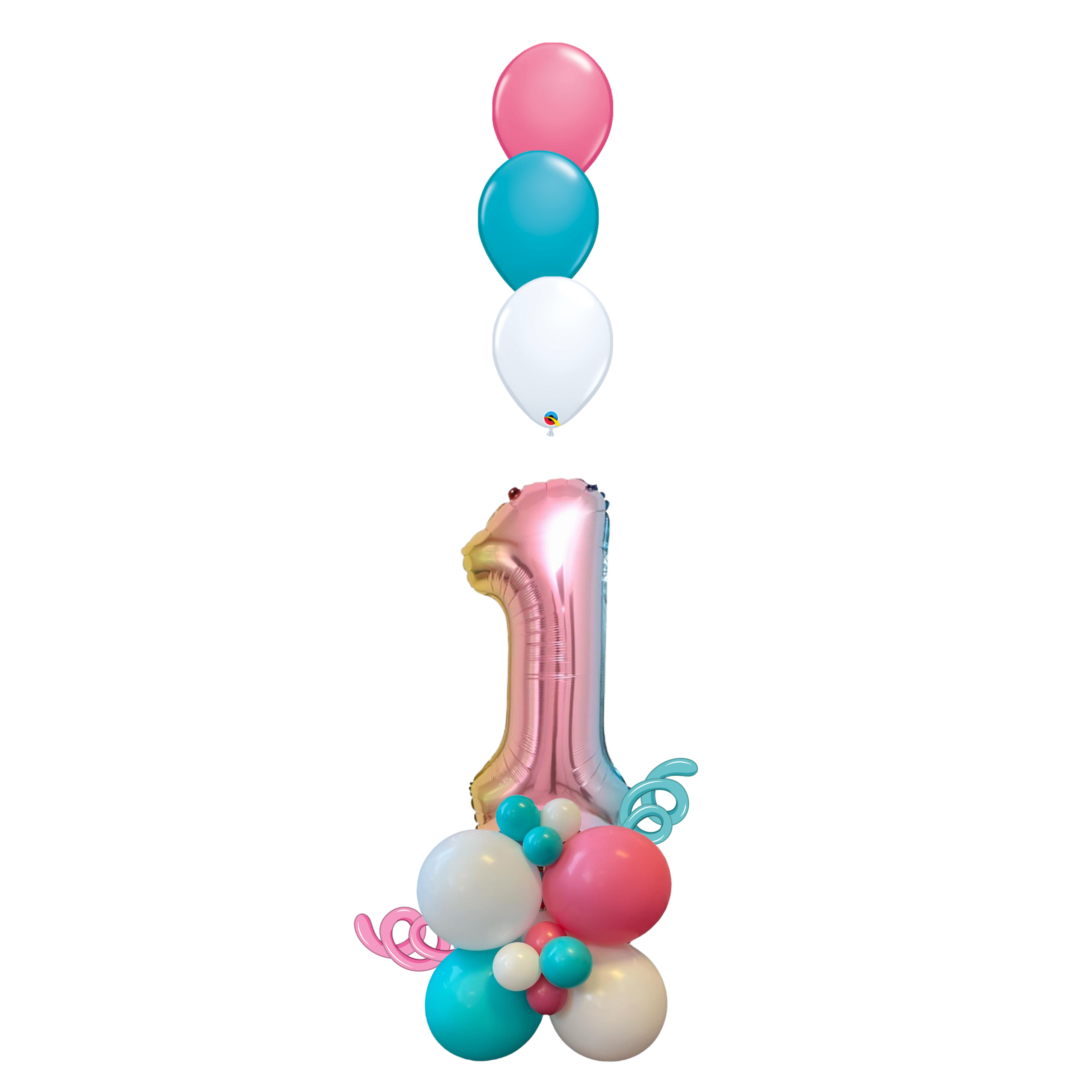 Rainbow Ombre Marquee – Just Baskits and Balloon Decor