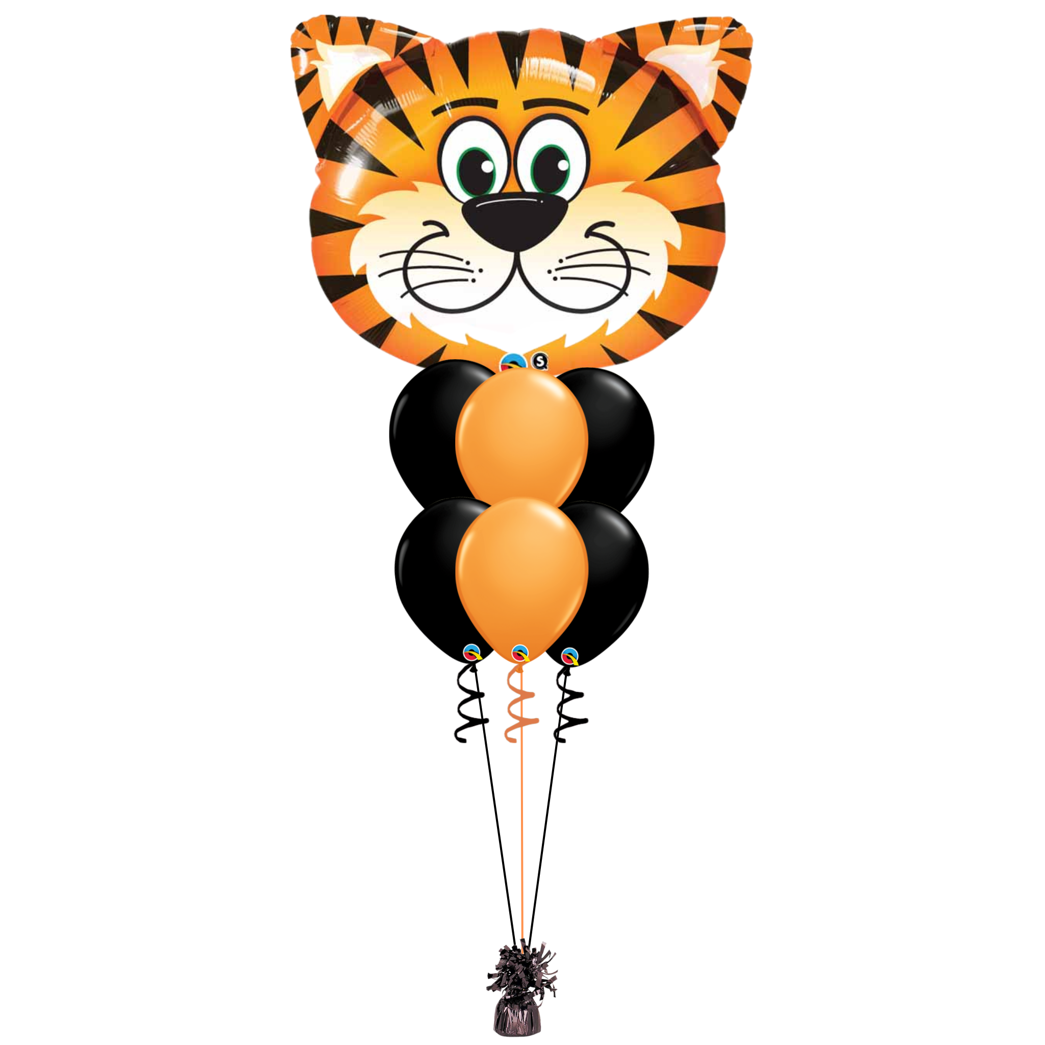 Tickled Tiger Balloon Bouquet – Just Baskits and Balloon Decor