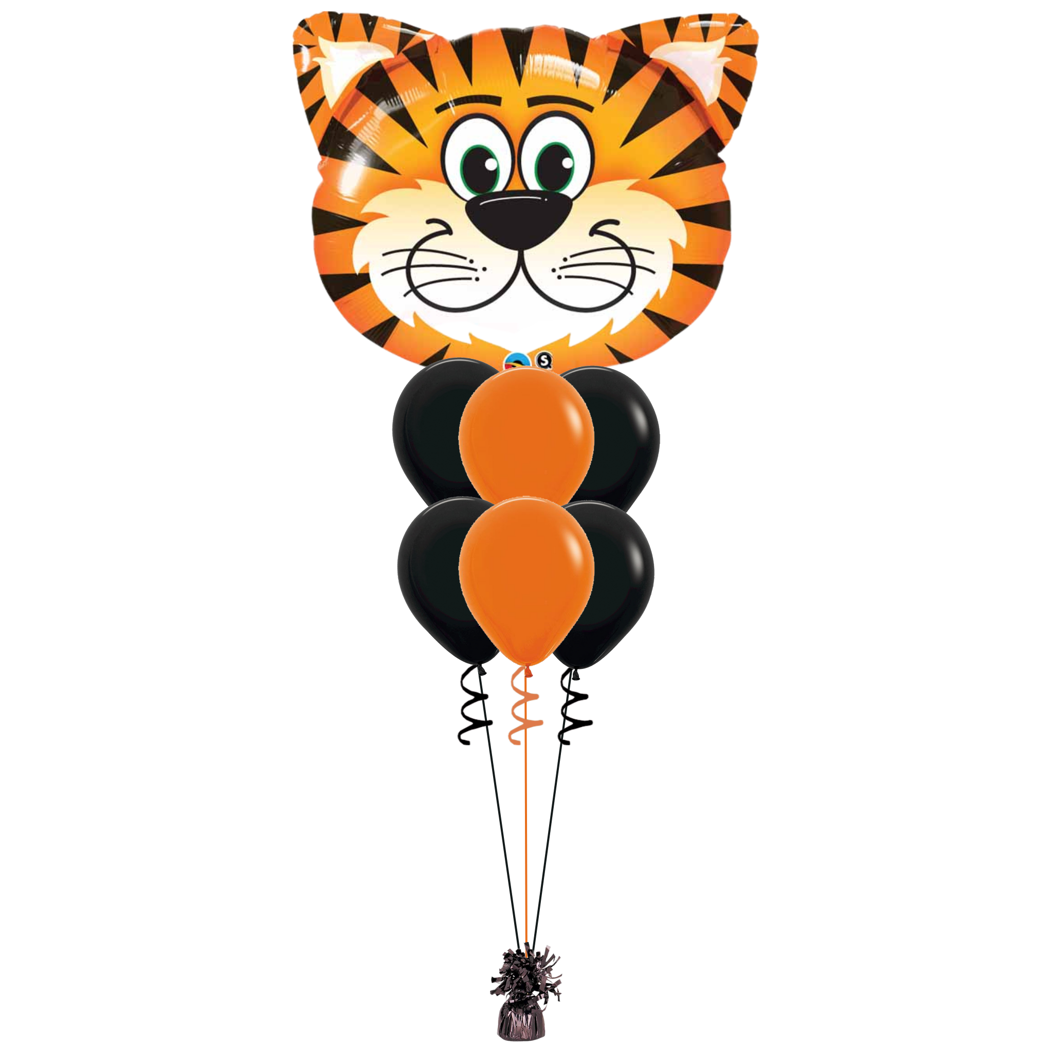 Tickled Tiger Balloon Bouquet – Just Baskits and Balloon Decor