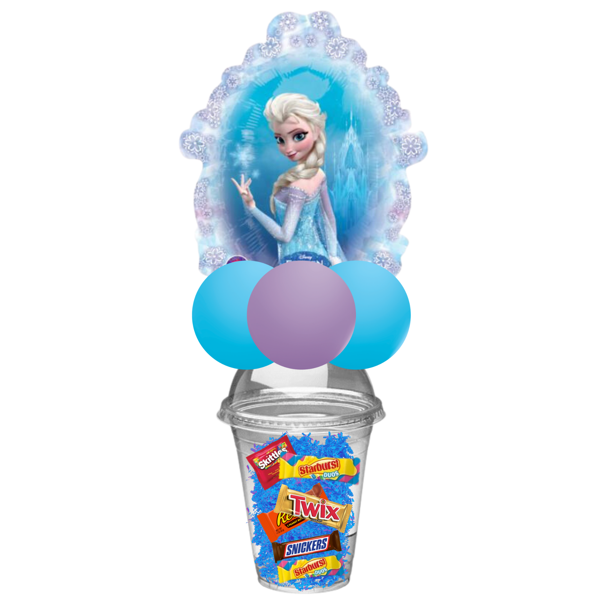 Frozen Candy Cup – Just Baskits and Balloon Decor
